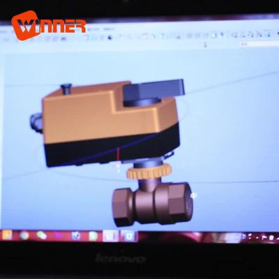 China 220V Big flow rate fast running electric control on/off ball valve for sale