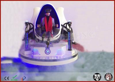 Cina Moto interattivo elettrico delle macchine di videogioco arcade del cinema di realtà virtuale 9D con i sedili bianchi di colore 3 in vendita