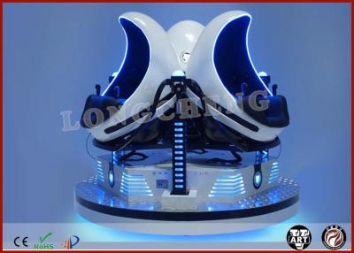 Cina Egg i sedili tripli di forma 360 UOVO elettrico del cinema 9D VR della piattaforma di rotazione di grado in vendita