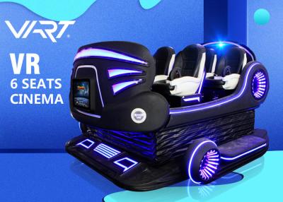 Cina 6 cinema di realtà virtuale dei sedili 9D con HD a 24 pollici che sincronizza schermo in vendita