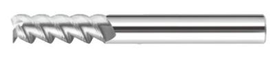 China Aerospace Copper Three Flute End Mill F20 Long Reach End Mills for sale