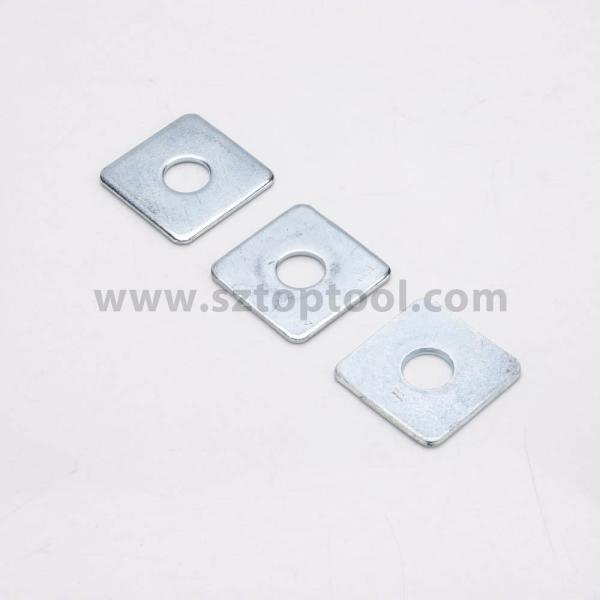 Quality DIN436 Carbon Steel Washer M6-M56 Flat Square Washers Zinc Plated for sale