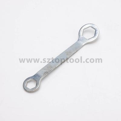 中国 Pressed Steel Double Ended Wrench Zinc Plated Stainless Steel Spanner 販売のため