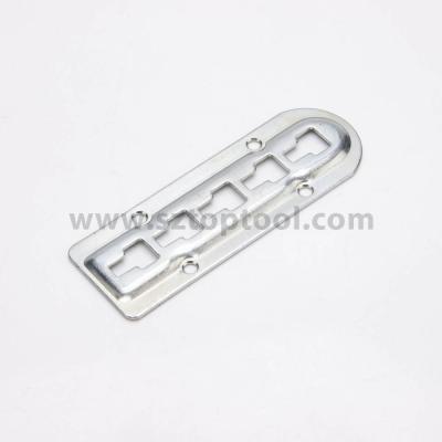 中国 Custom Stamped Metal Parts Steel Metal Plate Pressed With Holes 販売のため