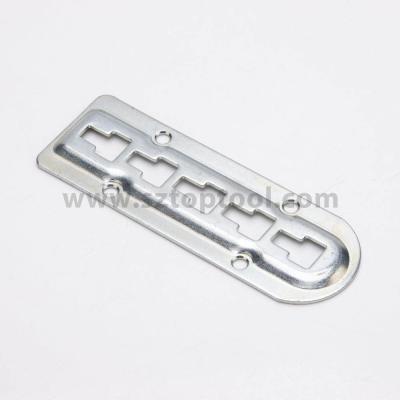 中国 Custom Stamped Metal Parts Steel Metal Plate Pressed With Holes 販売のため