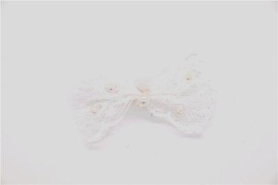 China accesorios hechos a mano flor hecha a mano / zapato de novia de boda decorativo Encaje satén negro, blanco, rojo, azul oscuro en venta