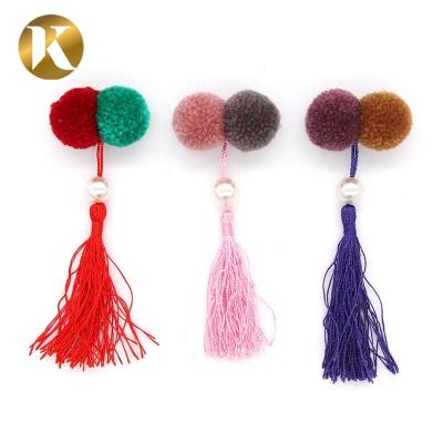 Tissu spécial l'Europe de décoration de chaussure de mode de forme de boule et style de l'Amérique