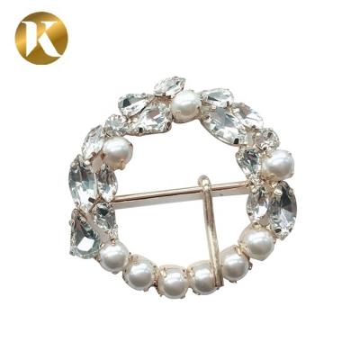 Αναδρομική εσωτερική διάμετρος 3.3cm πορπών παπουτσιών κρυστάλλου ύφους δημοφιλής εξωτερικά 5.8cm