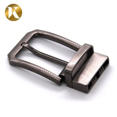China Wenzhou KML Best quality mult color simple zinc alloy reversible pin belt buckle promotion for sale