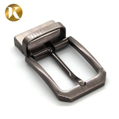 China Wenzhou KML Best quality mult color simple zinc alloy reversible pin belt buckle promotion for sale