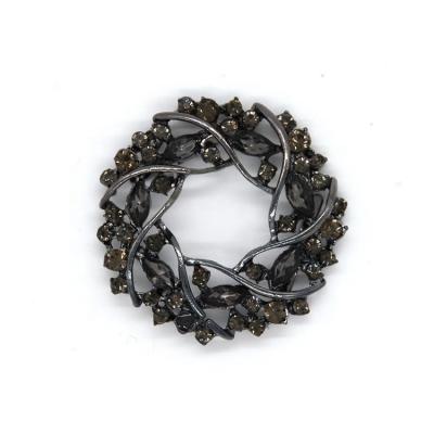 중국 여자 포도 수확 모조 다이아몬드 신발은 우아한 외관에 50*45mm를 자릅니다 판매용