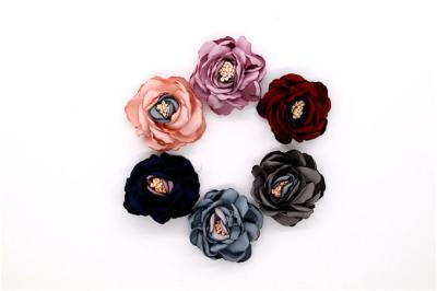 Rechteckige Satinbandblumen 5,8 cm*4,6 cm für Schuhornamente