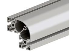 China Pipeline Extruded T Slot Aluminium Profile 80 - 90 Series 8 - 8840Z for sale