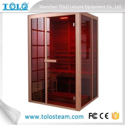 Cina Cabina del bagno a vapore di legno solido, stanza tradizionale elettrica di sauna per sauna asciutta in vendita