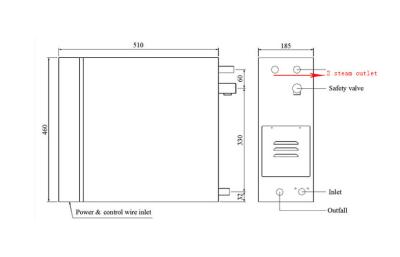 Cina Acciaio inossidabile veloce 400v del generatore di vapore di sauna del vapore 18.0kw di risposta veloce per il bagno su efficiente in vendita
