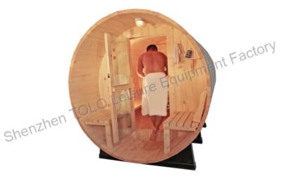 Cina Cabine di sauna del vapore del barilotto di Europa, stanza di legno di sauna di calore asciutto in vendita