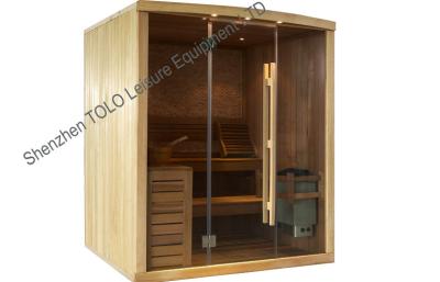 Cina Cabine asciutte di sauna di calore cicuta/del cedro per 1 persona persona/2 in vendita