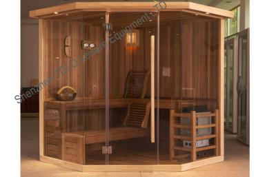 Cina Sauna tradizionale del cedro del poligono dell'interno per 3 la persona - persona 6 in vendita