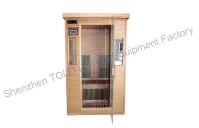 Cina Fibra del carbonio della cabina di sauna di infrarosso lontano della persona del cedro 1 per dell'interno in vendita