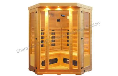 Cina Cabina di sauna di infrarosso lontano della fibra del carbonio del banco, una sauna elettrica di 4 persone per all'aperto in vendita