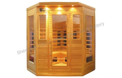 Cina Bench la cabina di sauna della fibra del carbonio, casa/fuori per la persona 4 in vendita