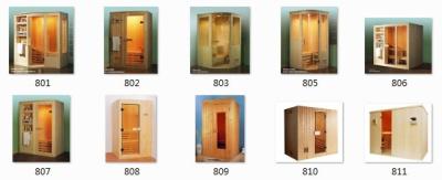 Cina Vapore asciutto tradizionale delle cabine di sauna di White Pine per la casa/giardino in vendita