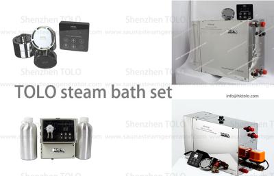 中国 タッチ画面のコントロール パネルが付いている単一フェーズのサウナの蒸気発生器 7.5kw 販売のため