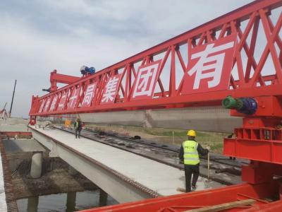 China JQJ 50 / 200t bridge erecting machine, bridge laying machine, mobile bridge crane, engineering crane and double beam tru for sale