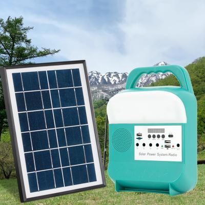 China Mini Power Solar Home Lighting-Systeem 6000mah voor Binnenkit inverter off grid Te koop