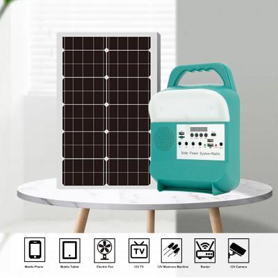 China Generator van het voeding12v de Draagbare Zonnehuis met Radio Zonne-energielicht Te koop