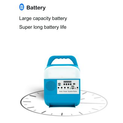 Cina Uso intelligente del sistema di illuminazione della casa di energia Mini Rechargeable Generator For Home in vendita