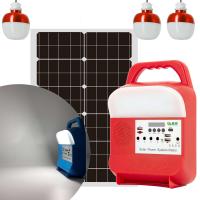 China Portable Mini Solar Home Lighting System Lithium Battery Version Emergency for sale
