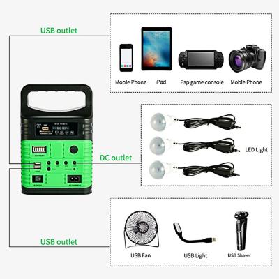 China Mini kit de sistema de iluminação solar residencial DC e carregamento móvel SRE-3790 à venda