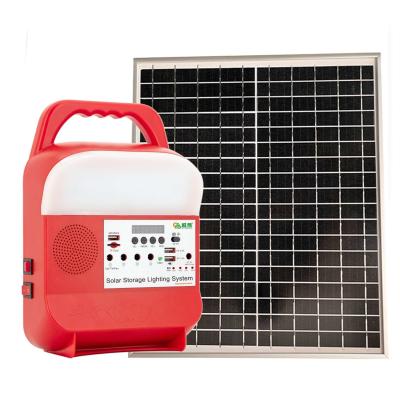 中国 携帯用エネルギー電池のキット再充電可能なLEDをつける多機能の太陽家 販売のため