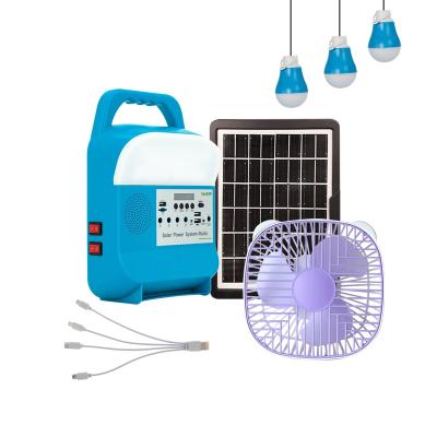 Cina Sistema di illuminazione di Kit With Speaker Solar Energy di energia solare del gruppo elettrogeno solare 5W dei sistemi di illuminazione di energia solare in vendita