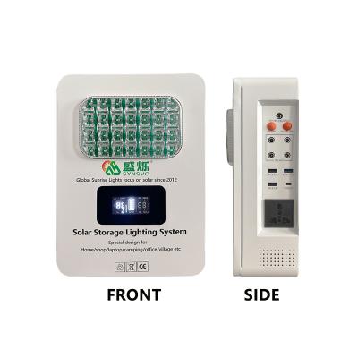 Cina Sistema energetico a pannelli solari certificato CE con batteria 16V 12,5AH (15*2600Mah) 6W*3PCS lampadina LED in vendita