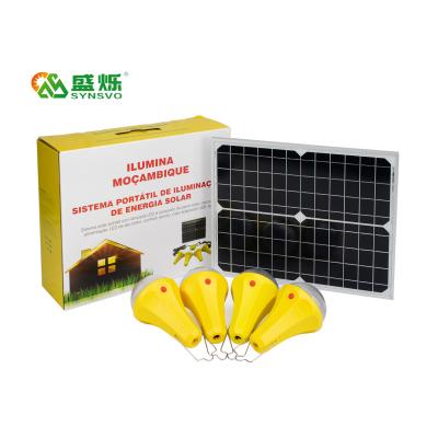 Cina Kit di luce solare a batteria integrata al litio con 6W*4pcs in vendita