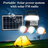 China Multi Function TUV Solar Emergency Lighting System With Battery Charger for sale