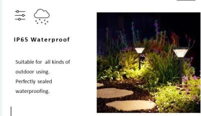 Cina Le luci solari della piattaforma recintano Post Lights Outdoor che accende il giardino decorativo in vendita