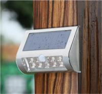 China 3.2V 9PCS SMD2835 LED Solar Wall Light With Sensor for sale