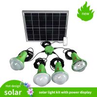 China Portable Remote Controller Led Solar Power System 435lum Dimmable for sale