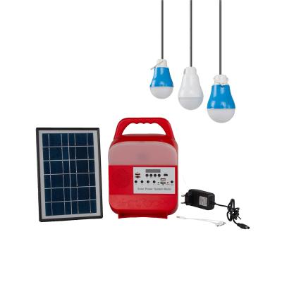 China 4 iluminación casera solar Kit For Crafts del PDA 6000mah de los niveles en venta
