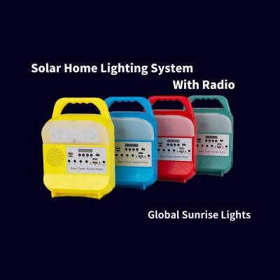 China 9W Licht van de het Systeem het Zonnenoodsituatie van de zonnepaneelverlichting met Mobiele Lader Te koop
