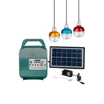 中国 50000H 3ライト小型DCの太陽エネルギーシステム3W 6V太陽電池パネルの照明装置 販売のため