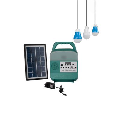 China Outdoor Colorful 5W Solar Panel Led Lights With Rechargeable Battery for sale