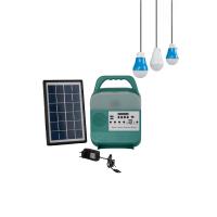 China Customized Mobile Portable Solar Light Kits With USB Adapters for sale