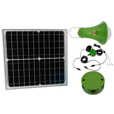 Cina Sistema di illuminazione domestico solare portatile monocristallino del sistema energetico del pannello solare 25W 11V in vendita