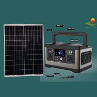 China LED Control Panel Li Battery Portable Solar Generators For Camping for sale
