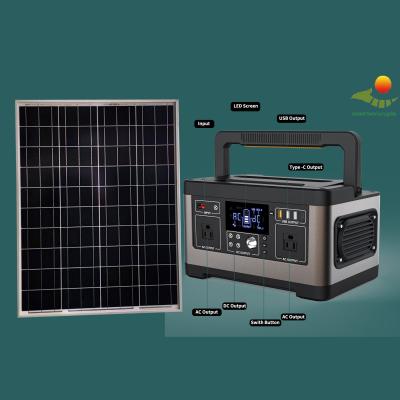 Cina Pannello di controllo Li Battery Portable Solar Generators del LED per accamparsi in vendita