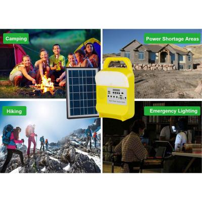 China 8000mah batterij Draagbare Zonnebollen 5W 6V voor Huisverlichting Te koop